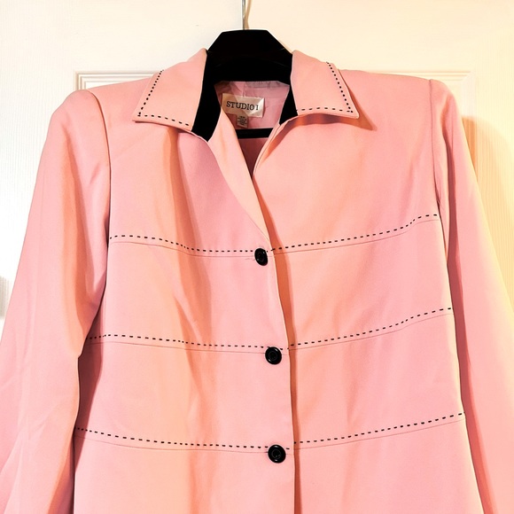 Studio I | Jackets & Coats | Studio Jacket With Black Stitches Size 18w ...